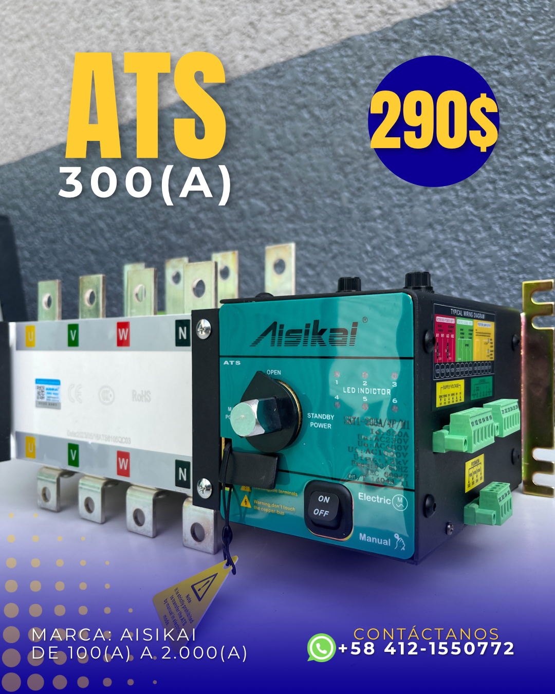 300A Transfer (ATS) – Importaciones Directas CA